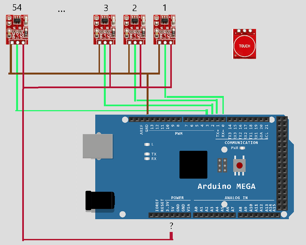 Клавиатура на сенсорных кнопках - Песочница. Раздел для новичков - Arduino.ru