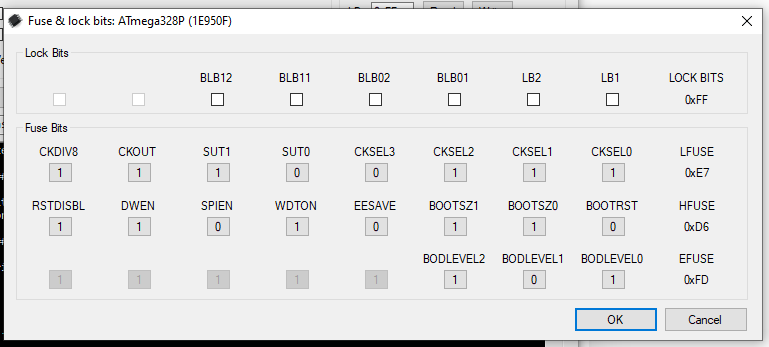 Как прошить новый Atmega328pb с помощью Arduinoide Страница 6 Песочница Раздел для новичков