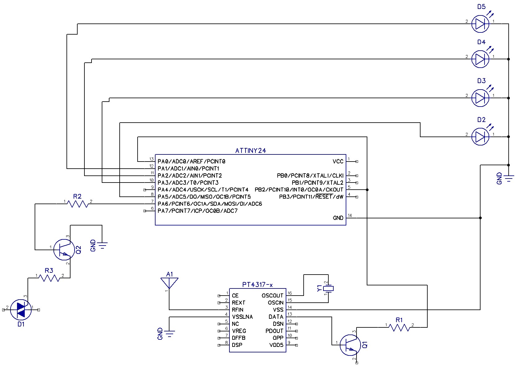 Приемник 433МГц на attiny24a - Песочница. Раздел для новичков - Arduino.ru